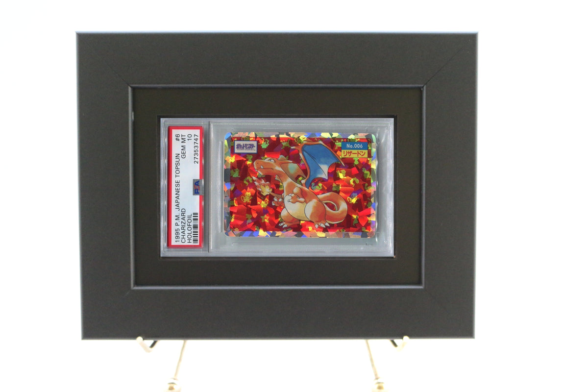PSA Pokemon Horizontal Card Framed Display
