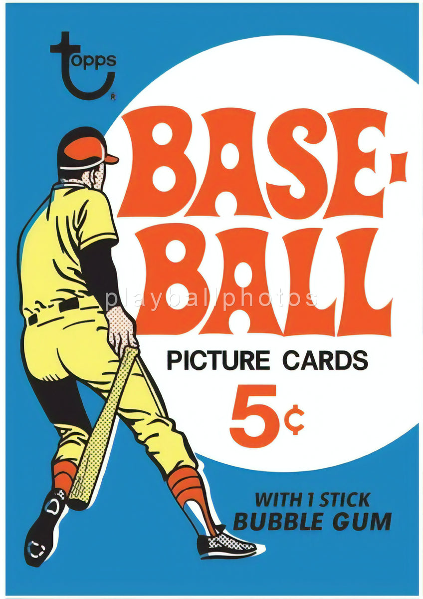 Topps Wrapper Colorized 8x10 Print